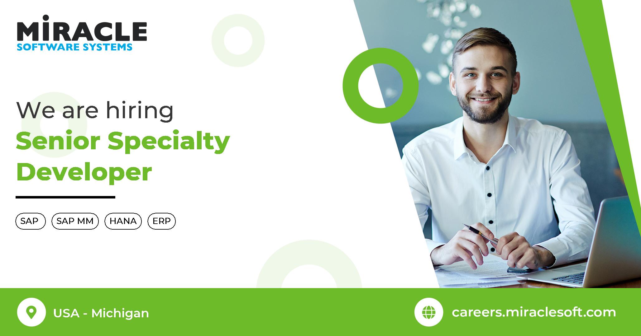 Open Positions | Job Vacancies | US Vacancies : Miracle Software Systems