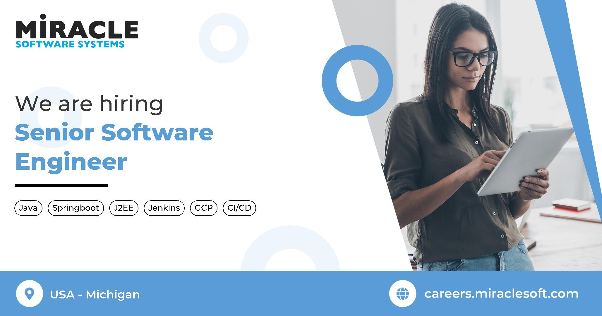 Open Positions | Job Vacancies | US Vacancies : Miracle Software Systems