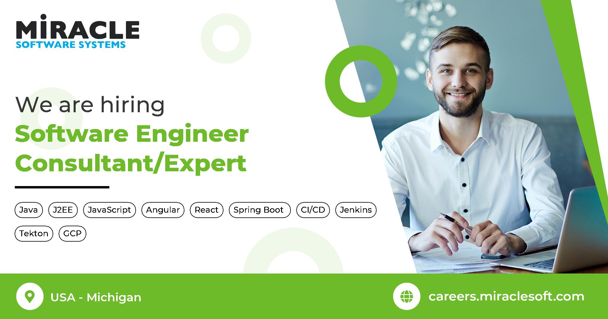 Open Positions | Job Vacancies | US Vacancies : Miracle Software Systems