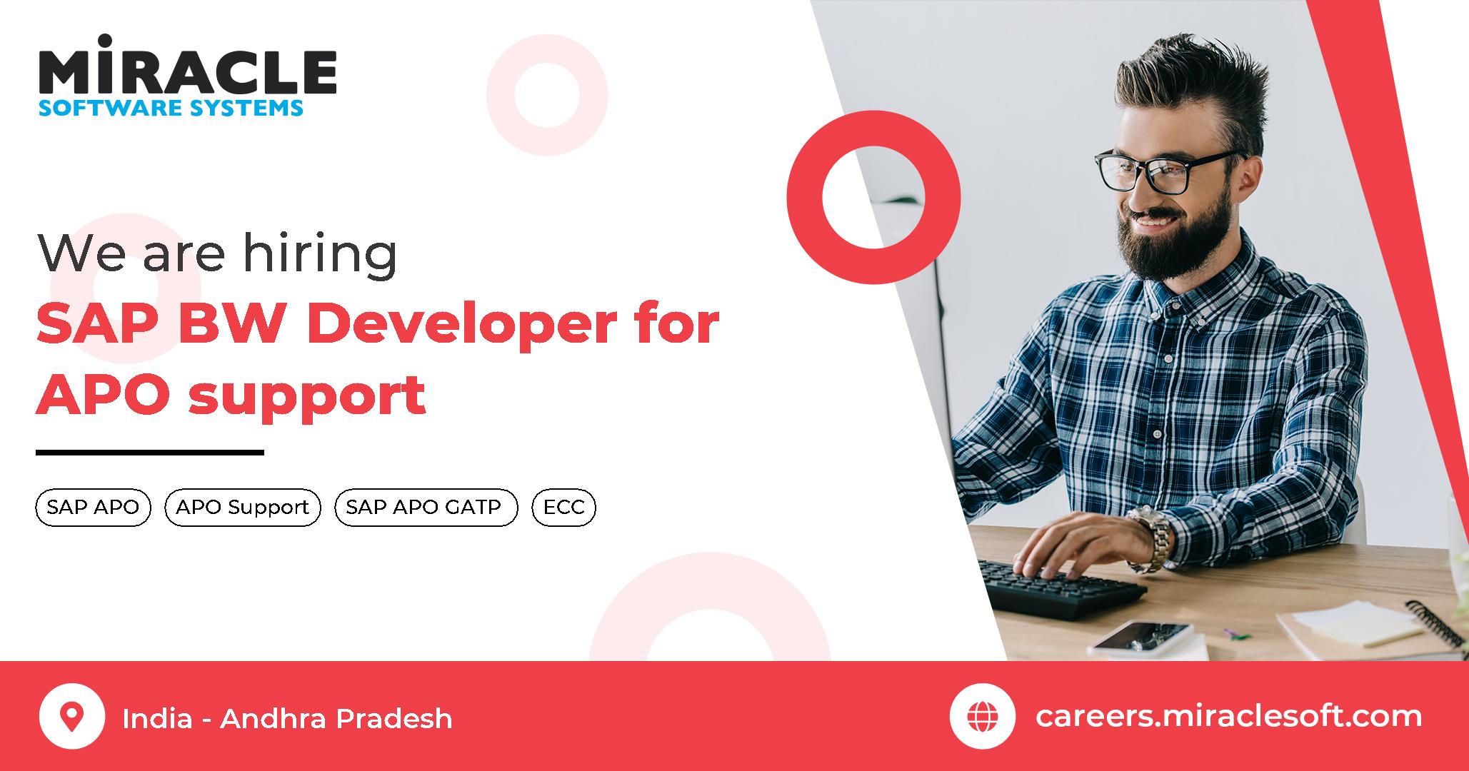 Open Positions | Job Vacancies | US Vacancies : Miracle Software Systems