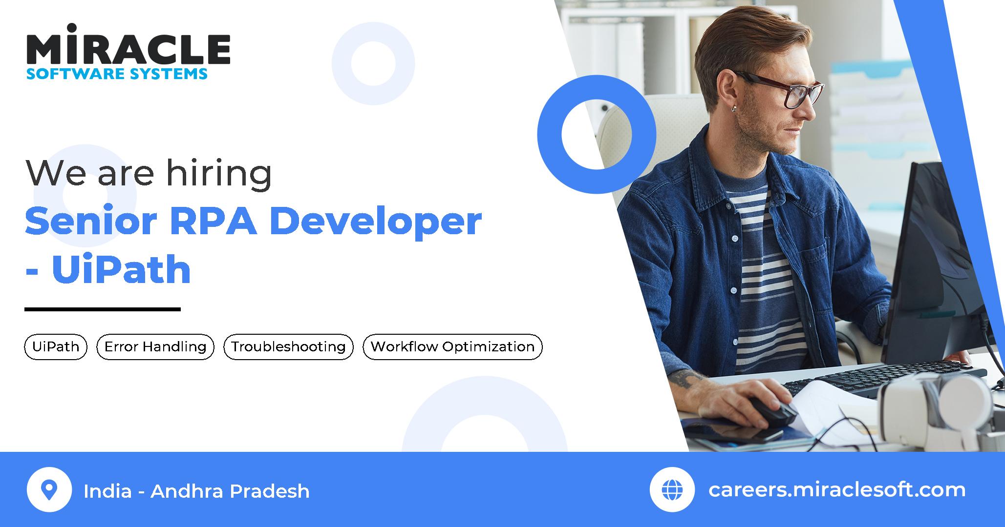 Open Positions | Job Vacancies | US Vacancies : Miracle Software Systems