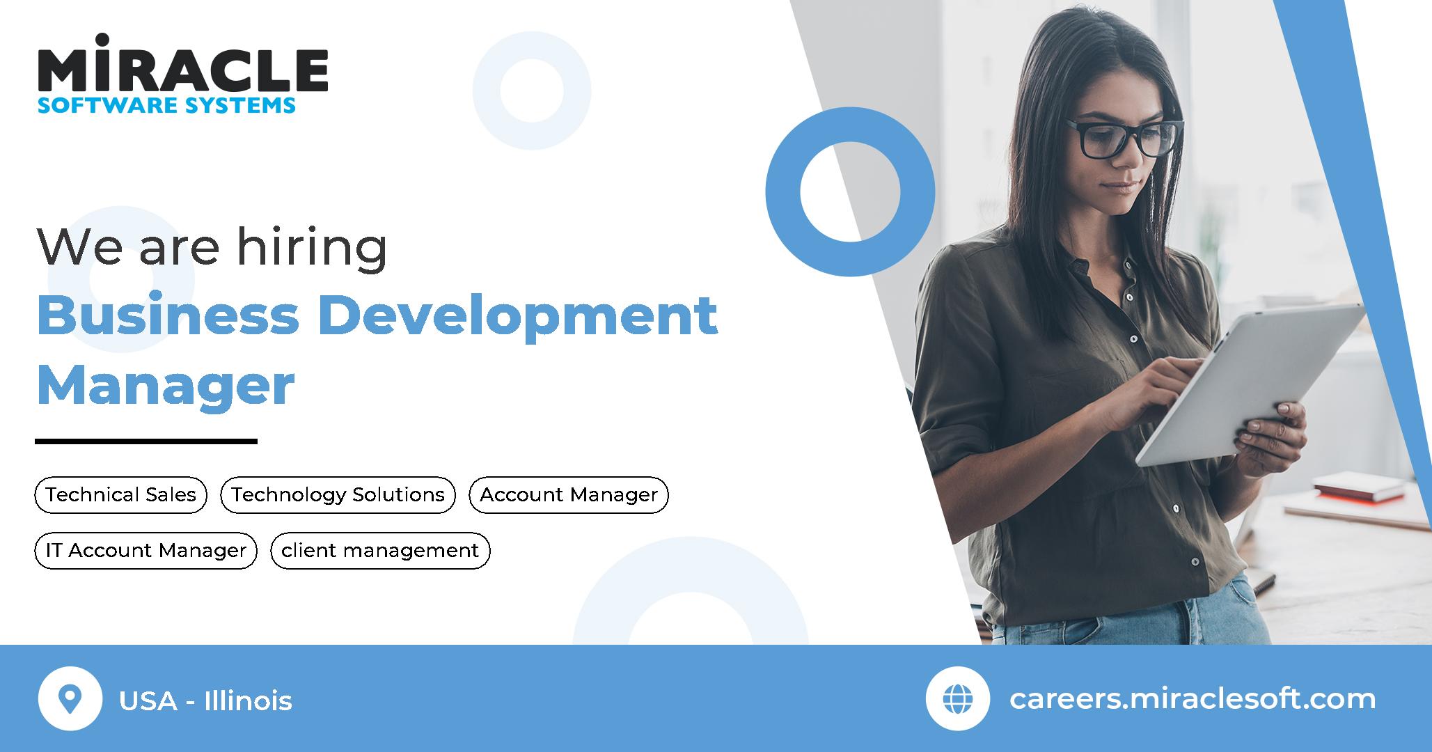 Open Positions | Job Vacancies | US Vacancies : Miracle Software Systems