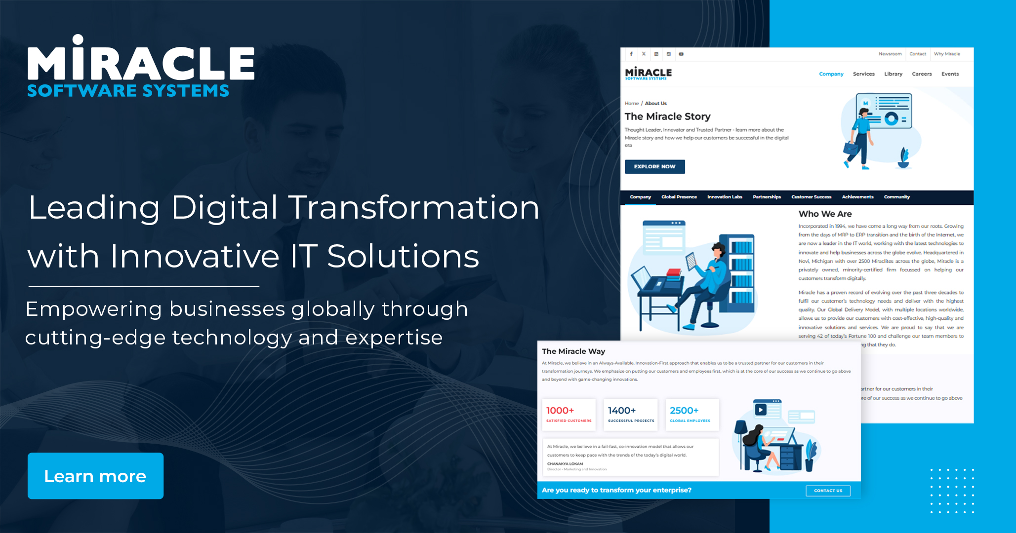 About Miracle Software Systems | Trusted Digital Transformation Partner