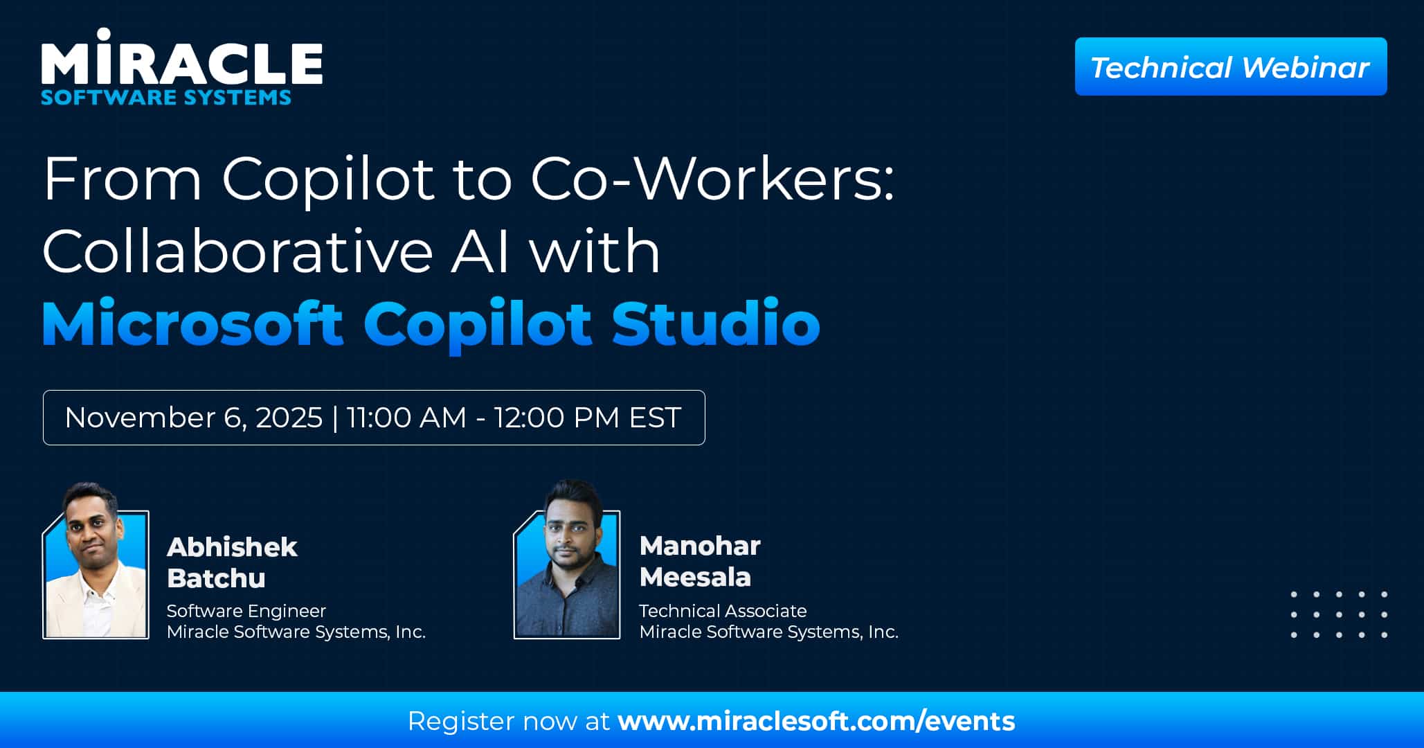 Webinar | From Copilot to Co-Workers: Collaborative AI with Microsoft Copilot Studio