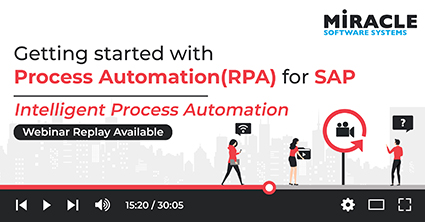 Webinar | Getting started with Process Automation(RPA) for SAP