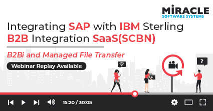 Webinar | Integrating SAP with IBM Sterling B2B Integration SaaS(SCBN)