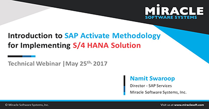 Webinar | Introduction to SAP Activate Methodology for Implementing S/4 ...